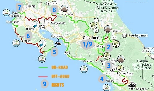 Tour Pura Vida En - Pura Vida Motorbike